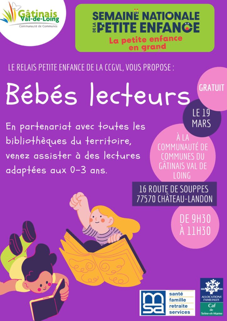 Semaine Nationale de la Petite Enfance - Maire d'Egreville